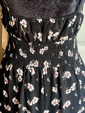 Inspired Hearts | Dresses | Inspired Hearts Black Maxi Dress With Pink ...